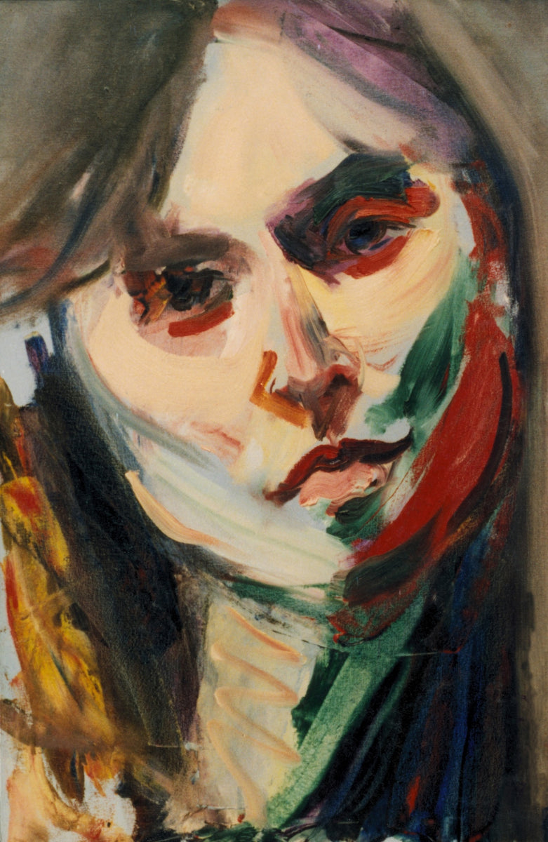 'Janine' 1986 Oil Painting | Stephen Gorton – Breathing Colours Gallery AU